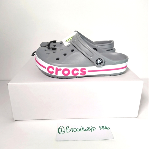 CROCS | Shoes | Crocs Bayaband Clogs Grey Wmns 250890fs | Poshmark